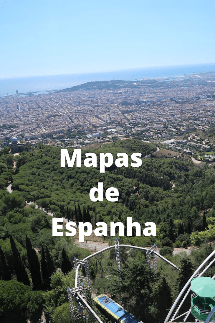Mapas de Espanha e principais cidades | Viaje Comigo